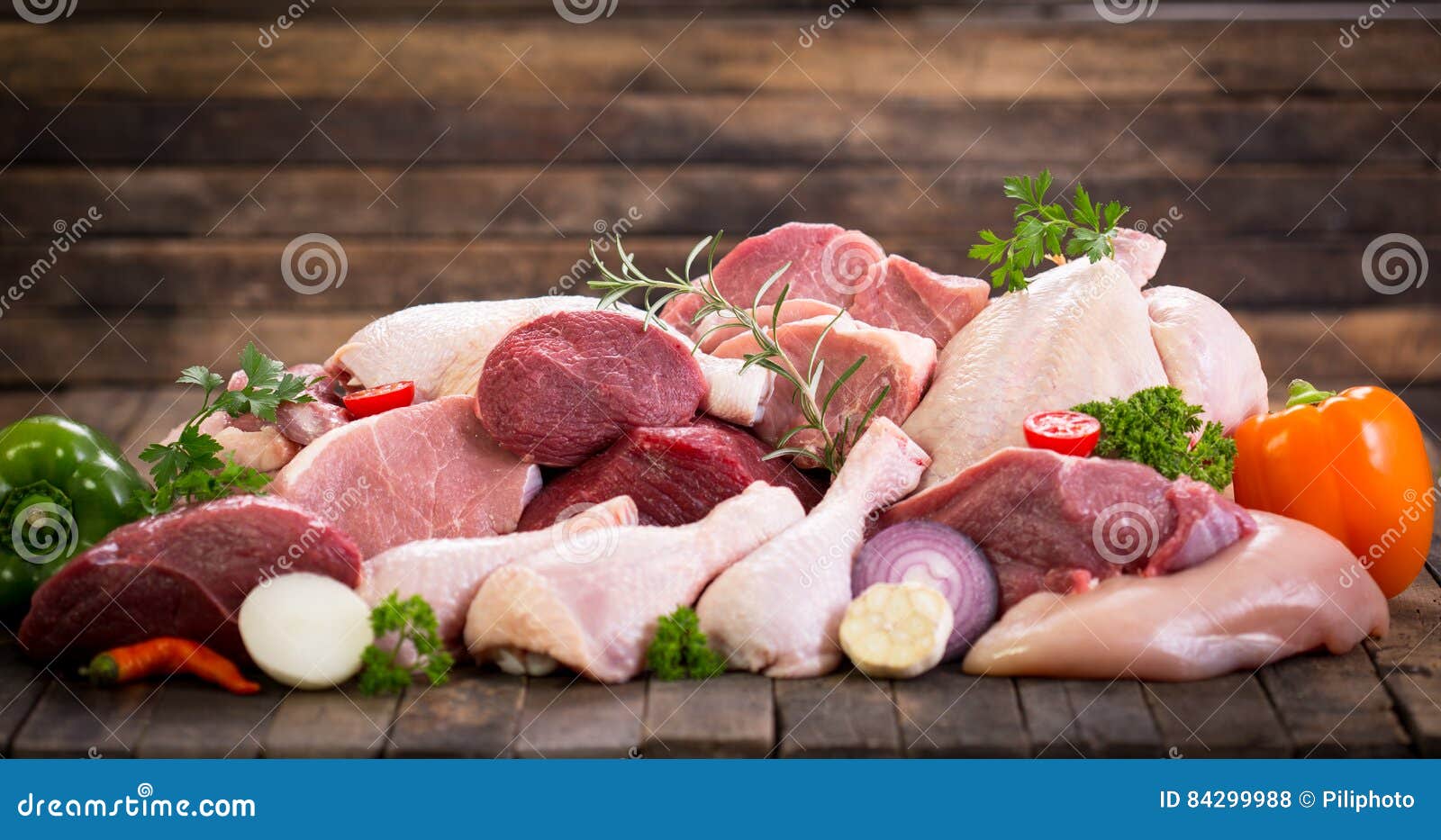 Raw meat stock photo. Image of fillet, butcher, dinner - 84299988