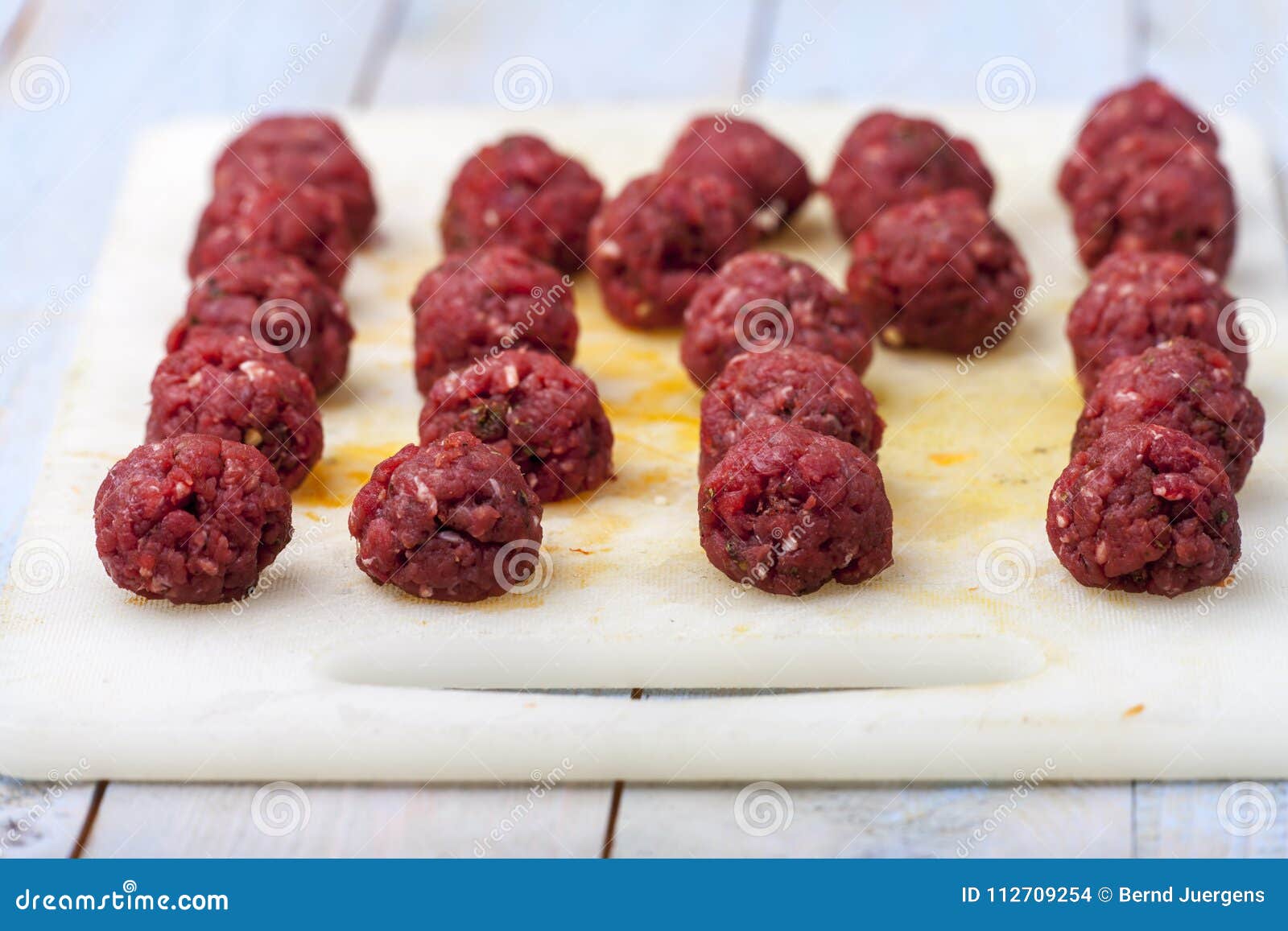 Raw meatballs stock photo. Image of diet, ingredient - 112709254