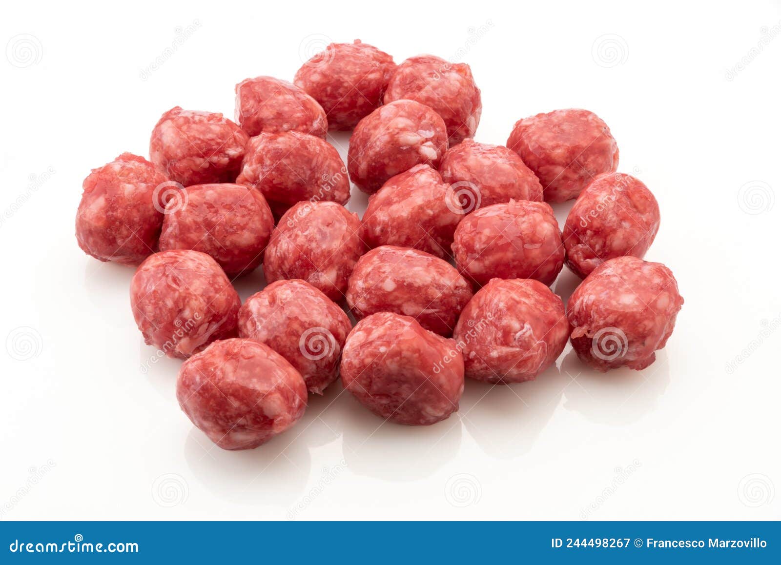 Meatballs Set, Isolated On A White Background. Meatballs With Tomato ...