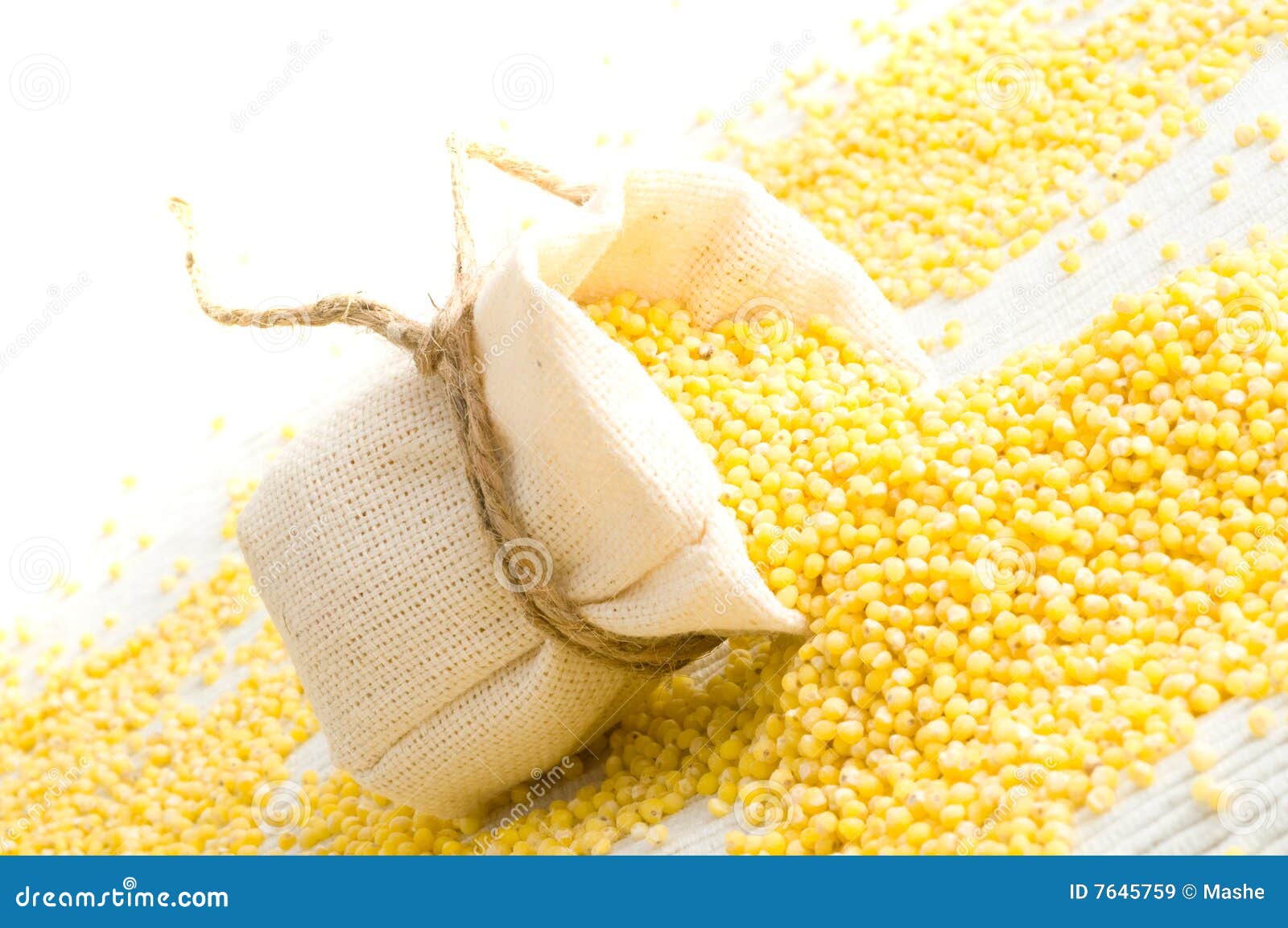 Raw Millet stock image. Image of baking, kernels, provender - 7645759