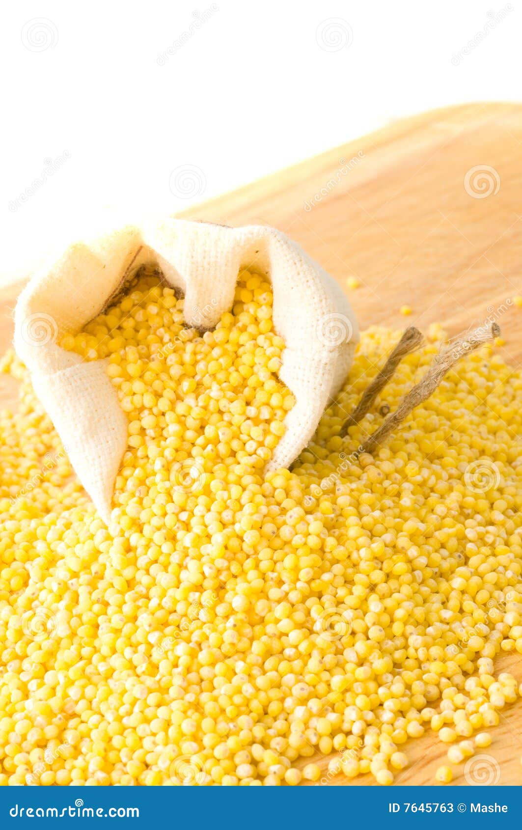 Raw Millet stock image. Image of organic, heap, dieting - 7645763