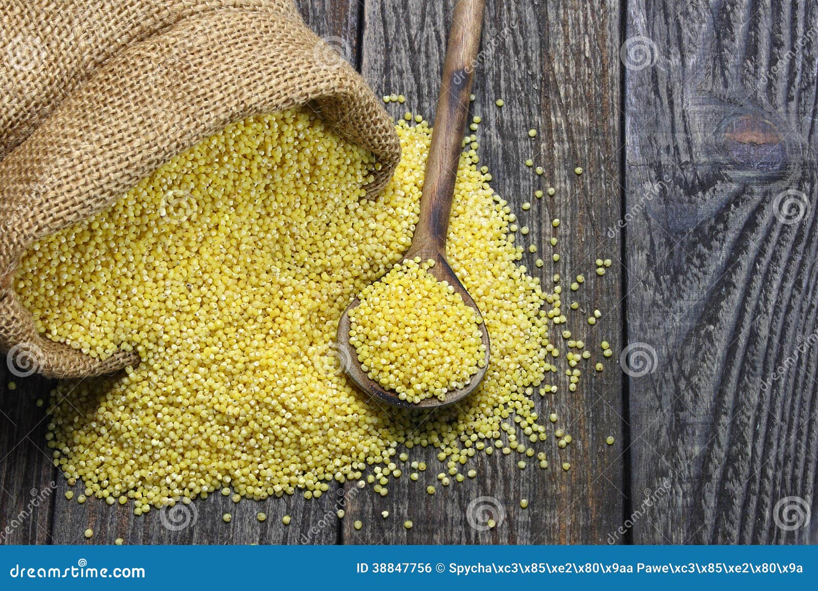 Raw millet stock photo. Image of groat, millet, ingredient - 38847756
