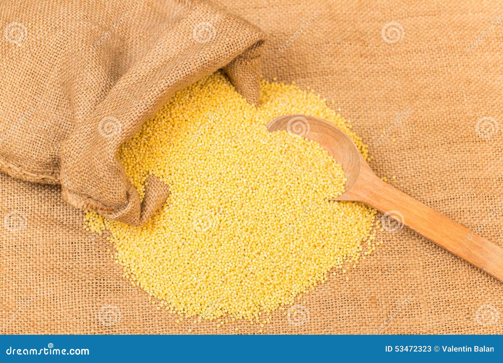 Raw millet stock image. Image of millet, nutritious, vegetarian - 53472323