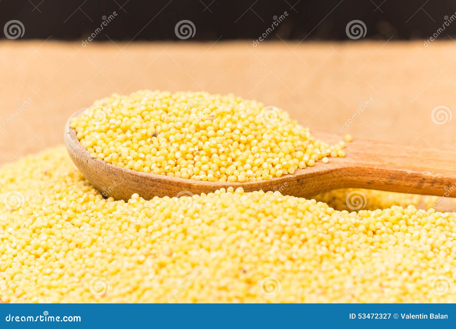 Raw millet stock image. Image of gluten, food, nutritious - 53472327