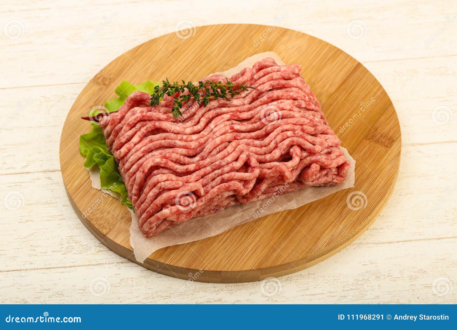 Raw minced beef meat stock image. Image of board, fresh - 111968291