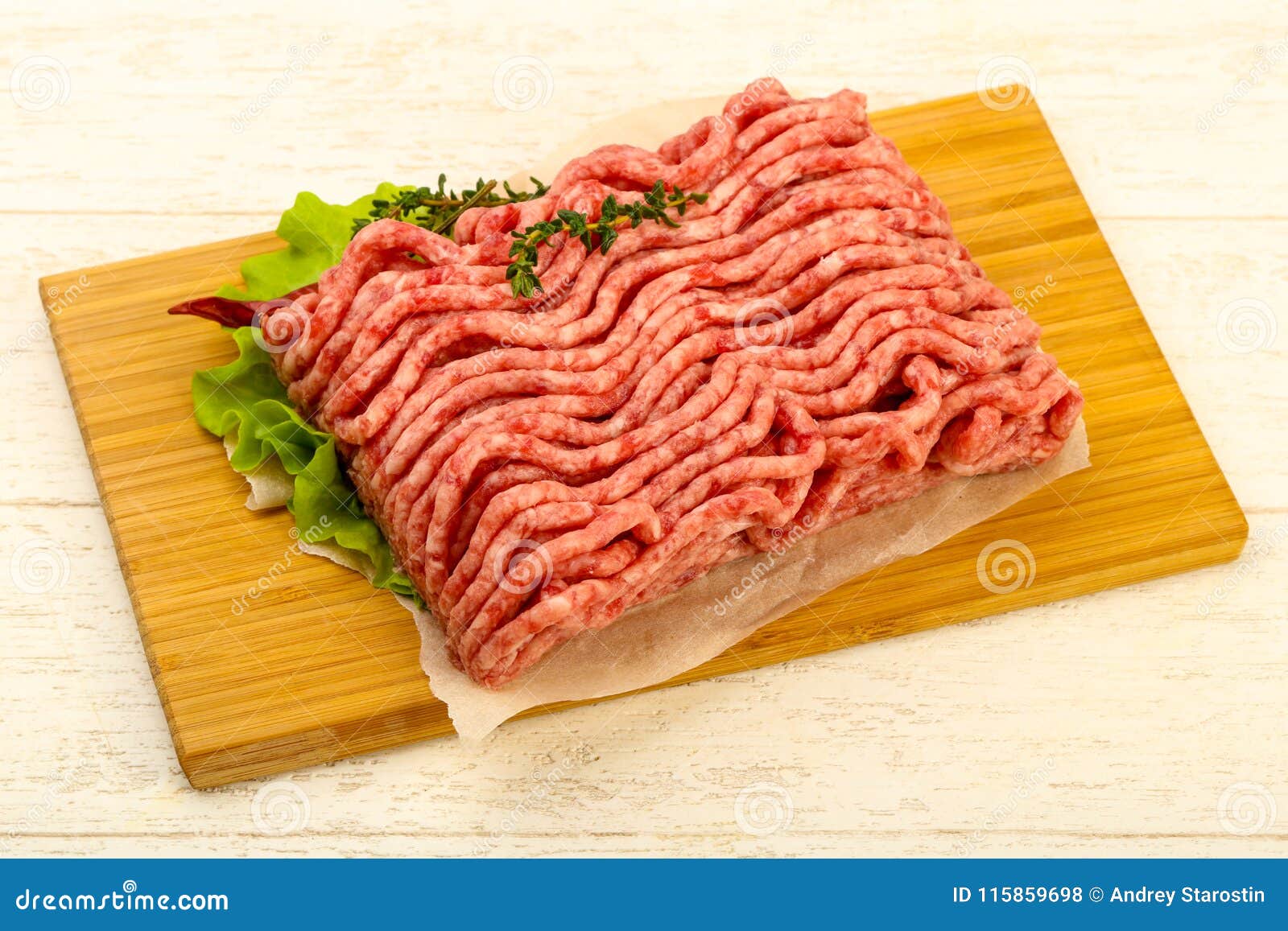 Raw minced beef meat stock photo. Image of butcher, ground - 115859698