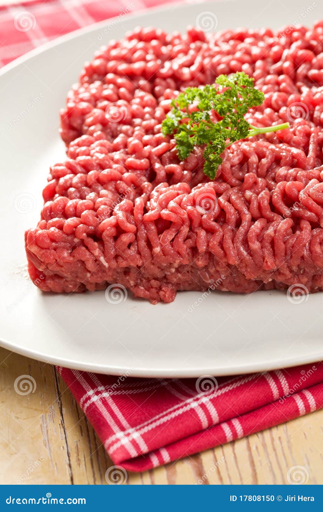 Raw Minced Meat on Kitchen Table Stock Photo - Image of healthy ...