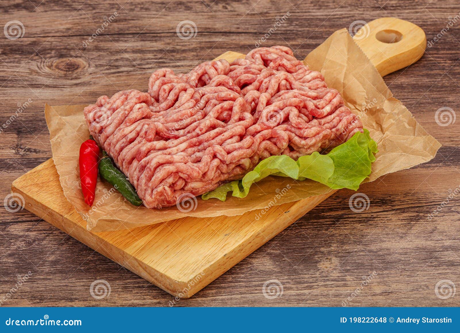 Raw Minced Pork Meat for Cooking Stock Photo - Image of white, lamb ...