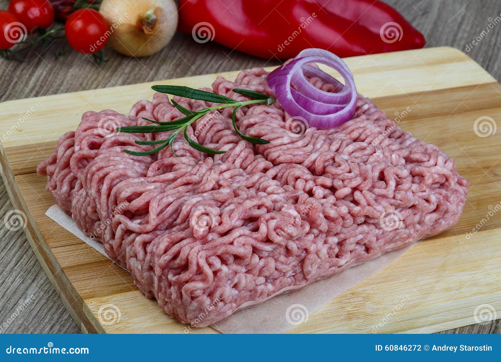 Raw minced pork meat stock photo. Image of closeup, protein - 60846272