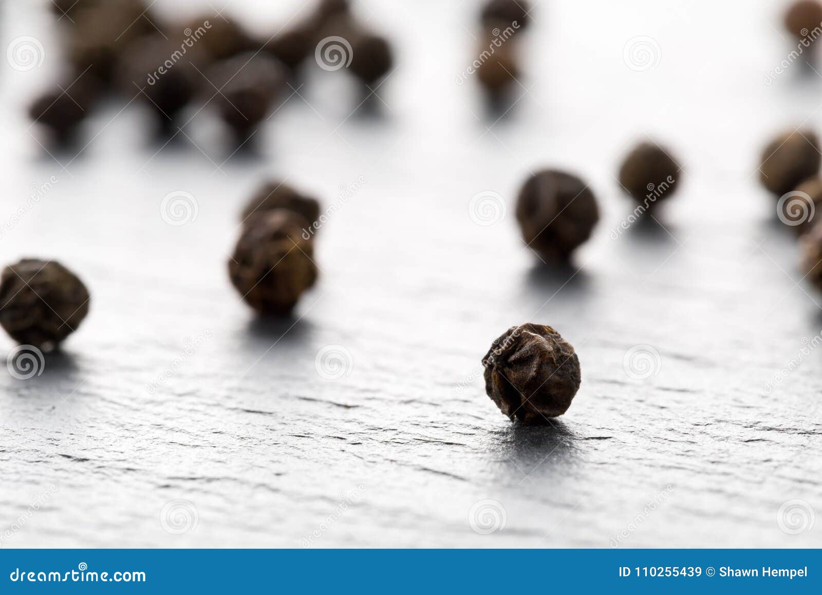 Raw, Natural, Unprocessed Black Pepper Peppercorns Macro Stock Image ...