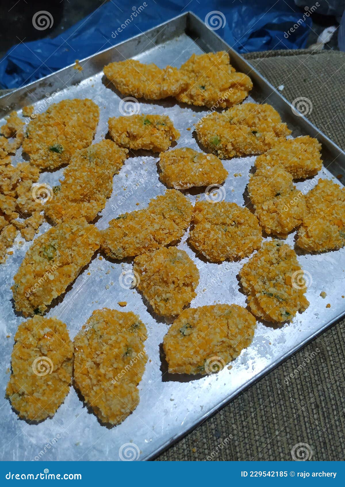 Raw Nuggets Ready To Be Steamed Stock Image - Image of meal, meat ...