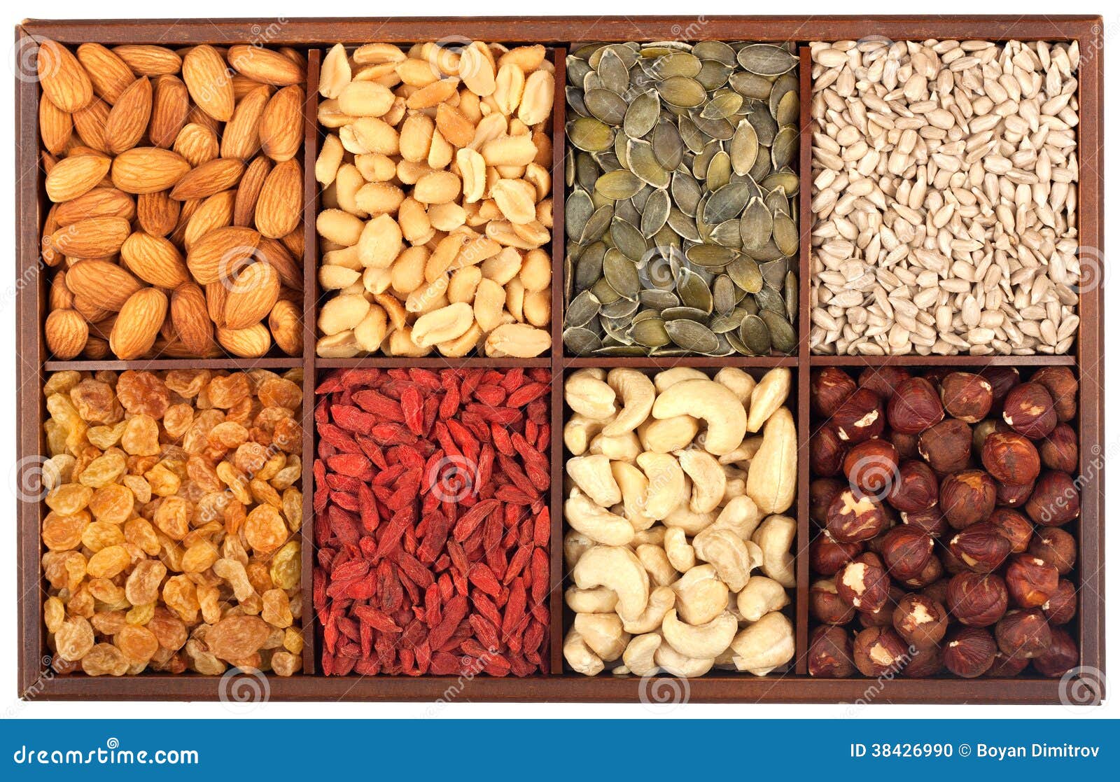 Raw nuts and seeds stock photo. Image of nutrition, cookie - 38426990