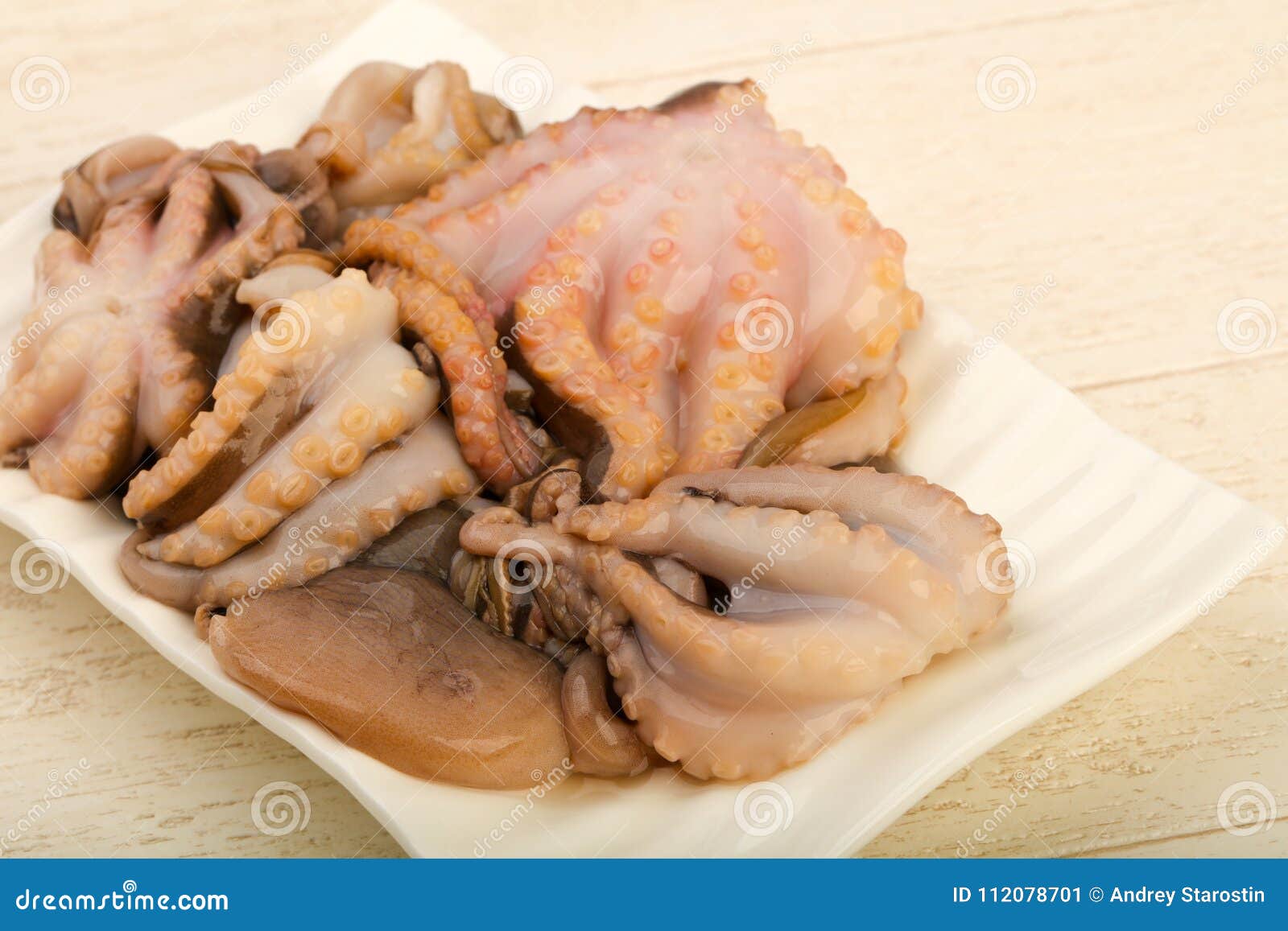 Raw octopus stock image. Image of cephalopod, cuisine - 112078701