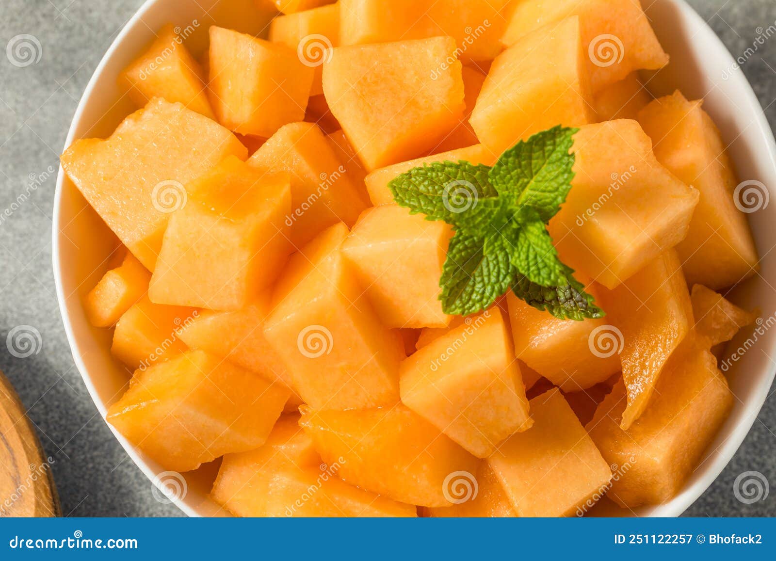 Raw Orange Organic Cantaloupe Melon Stock Image - Image of green, ripe ...