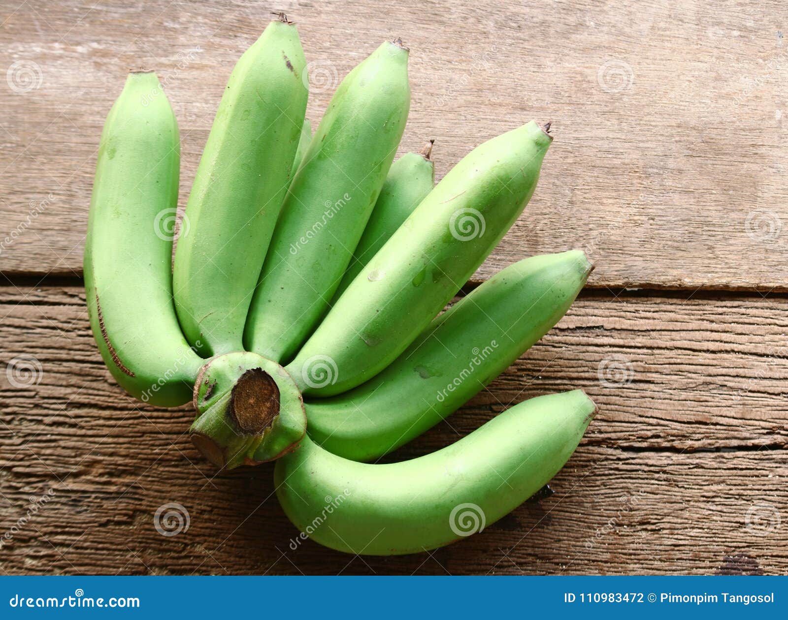 Raw banana fruit stock photo. Image of exotic, natural - 110983472