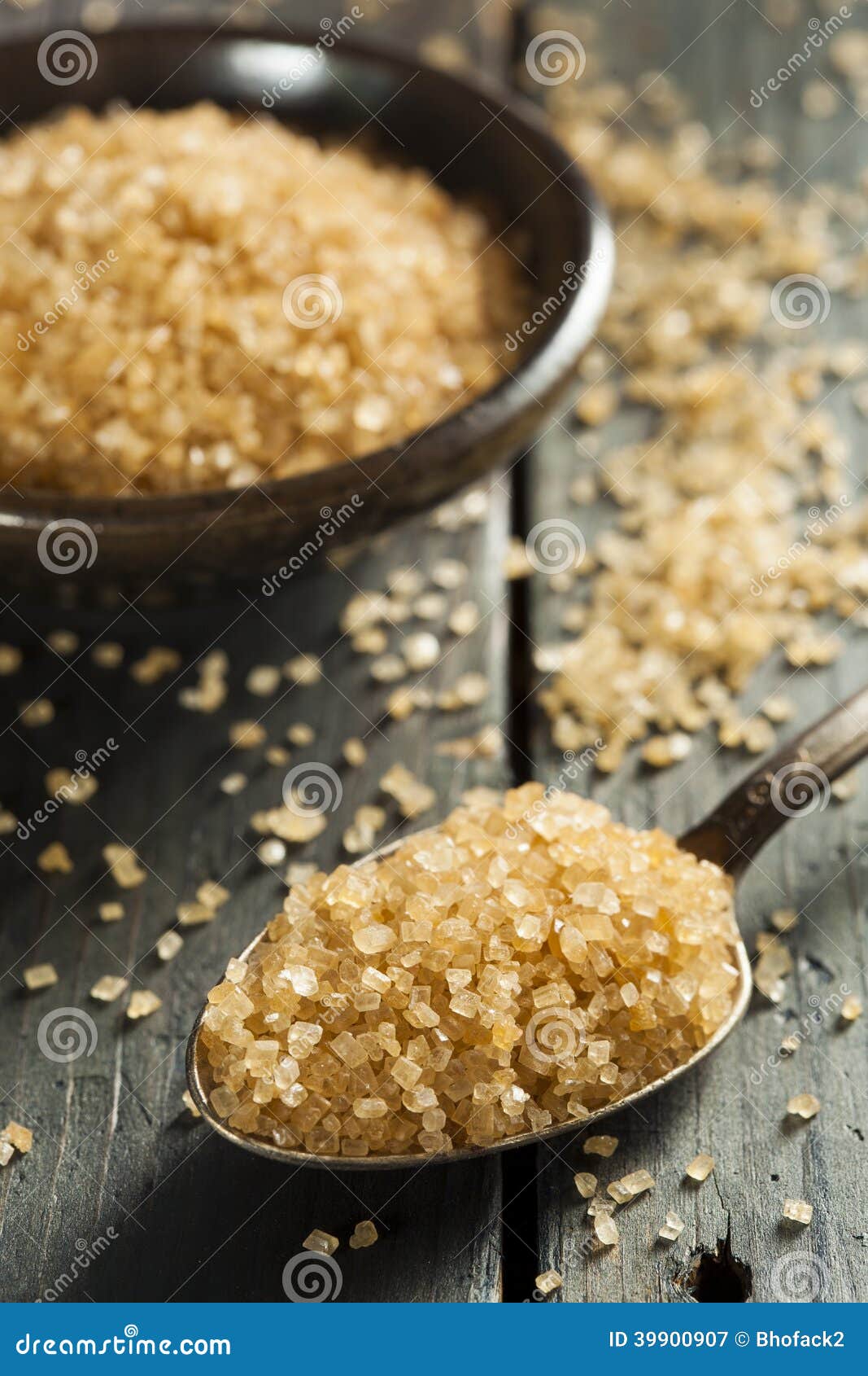 Raw Organic Cane Sugar stock image. Image of fructose - 39900907