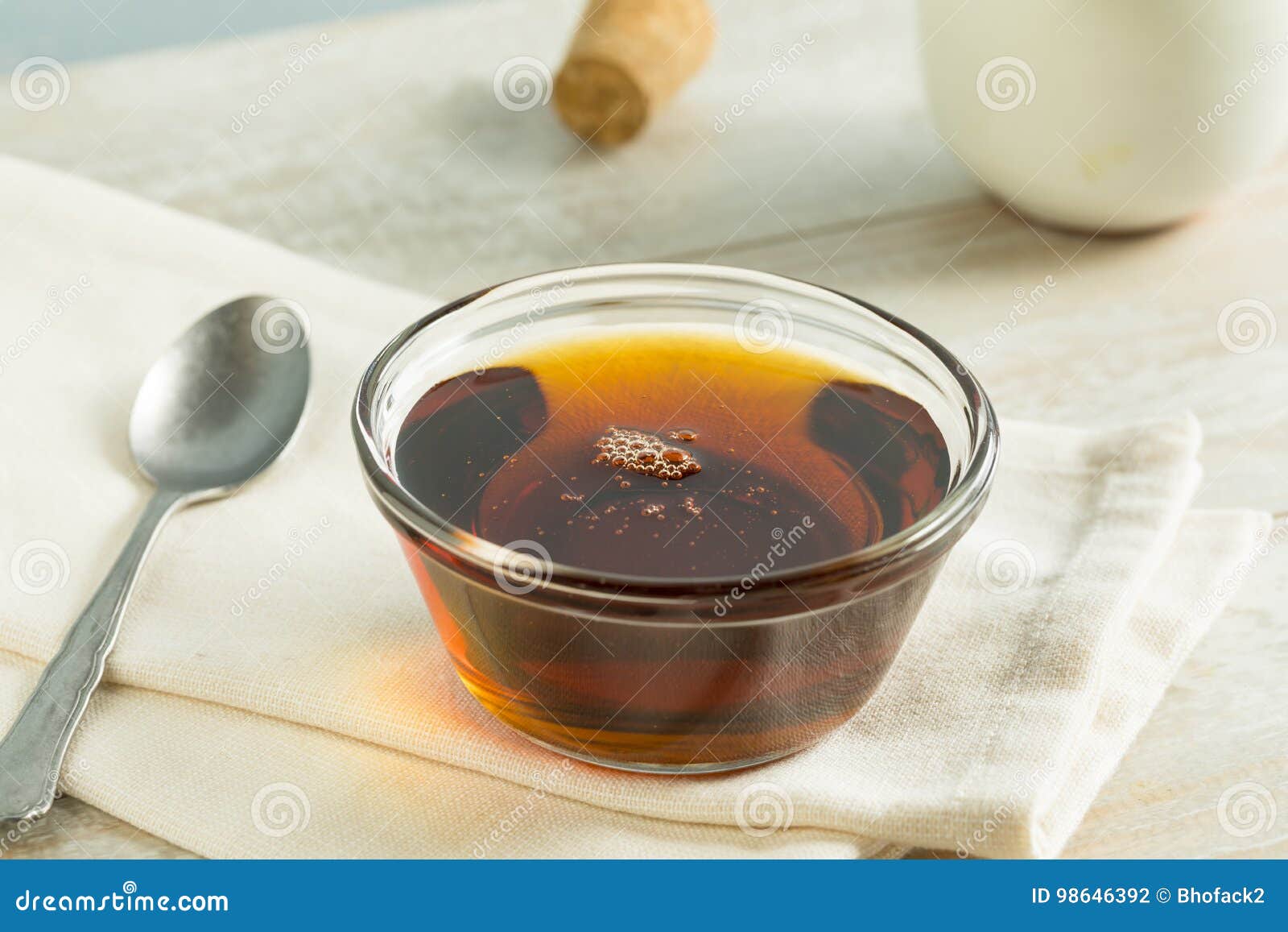 Raw Organic Dark Agave Syrup Stock Photo - Image of fructose, organic ...