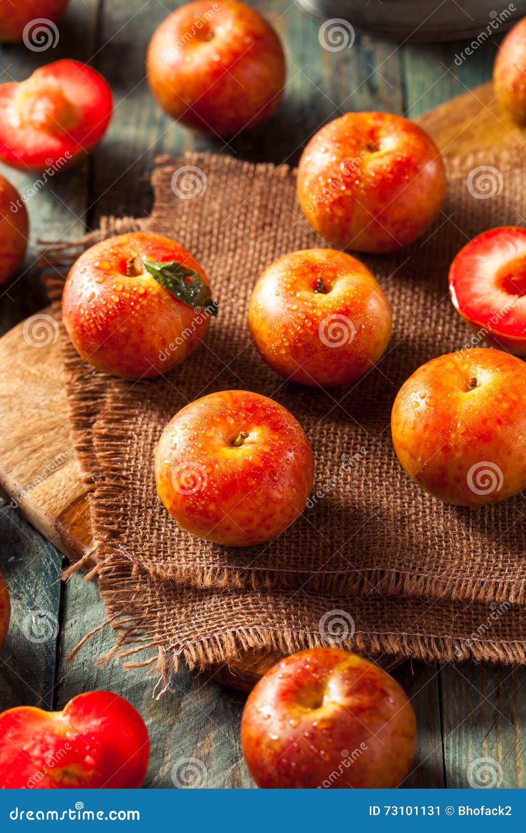 Raw Organic Dinosaur Egg Pluots Stock Image - Image of dinosaur, plums ...