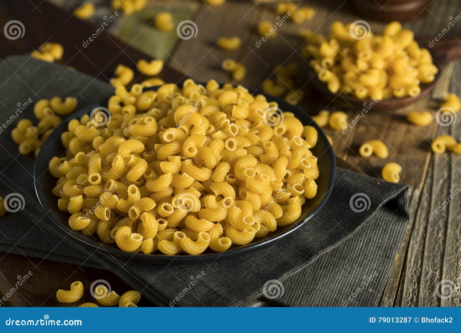 Dry Organic Elbow Macaroni Pasta Stock Image | CartoonDealer.com #221408749
