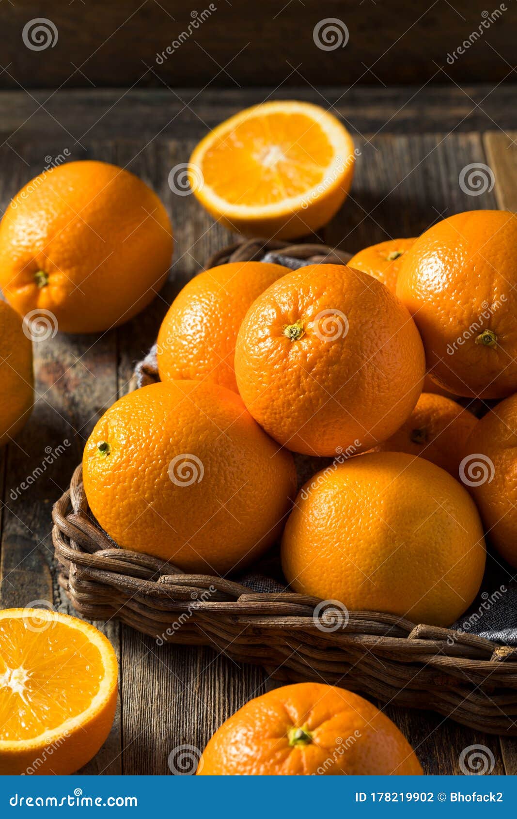 Raw Organic Fresh Oranges stock photo. Image of piece - 178219902
