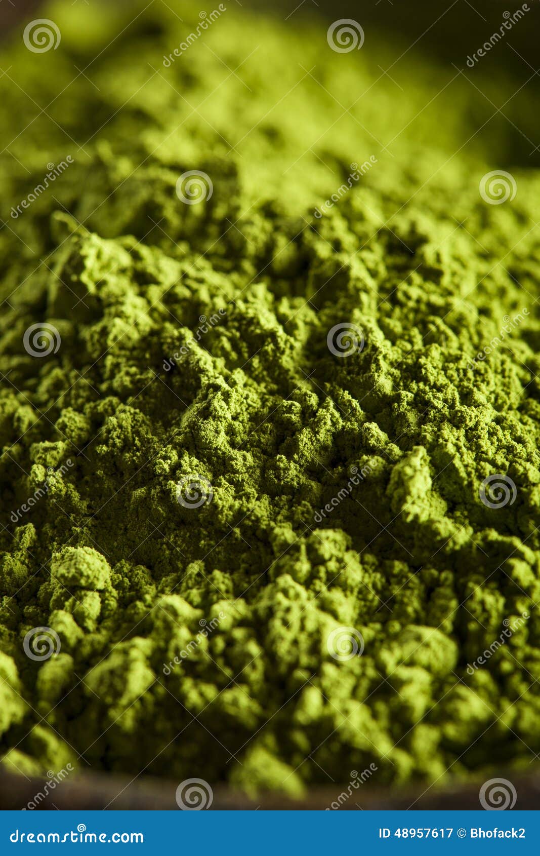 Raw Organic Green Matcha Tea Stock Image - Image of healthy, lifestyle ...