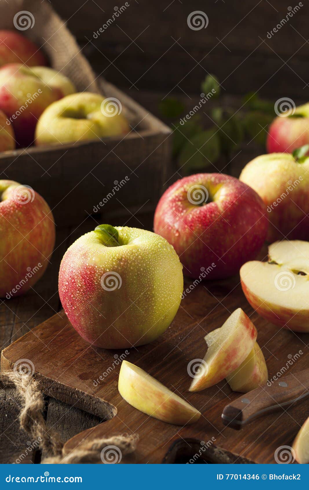 Raw Organic Honeycrisp Apples Stock Photo - Image of honey, orchard ...