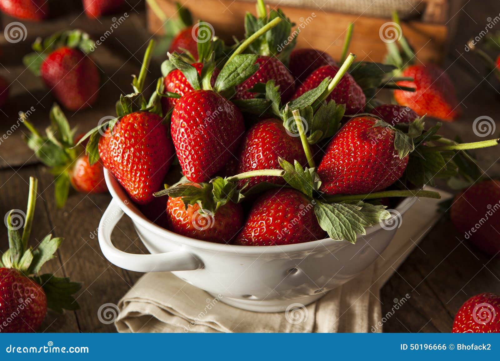 Raw Organic Long Stem Strawberries Stock Photo - Image of edible ...