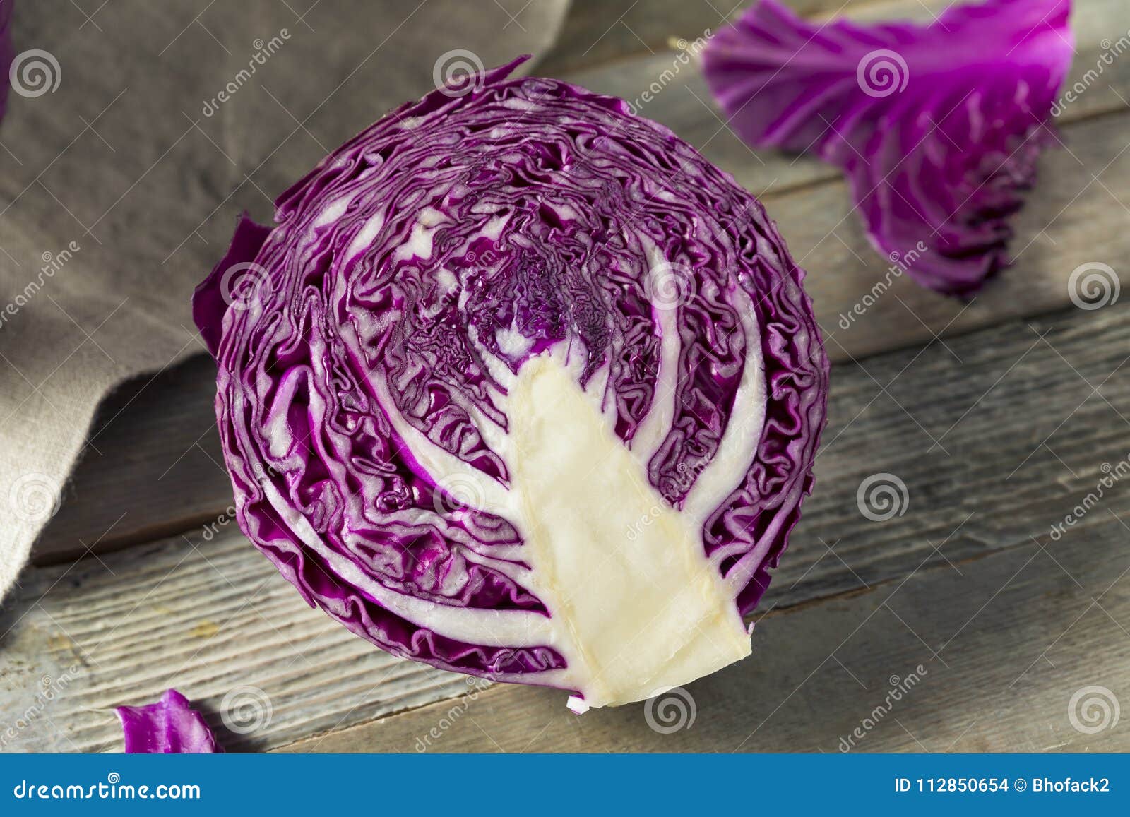 Raw Organic Purple Cabbage stock photo. Image of head - 112850654