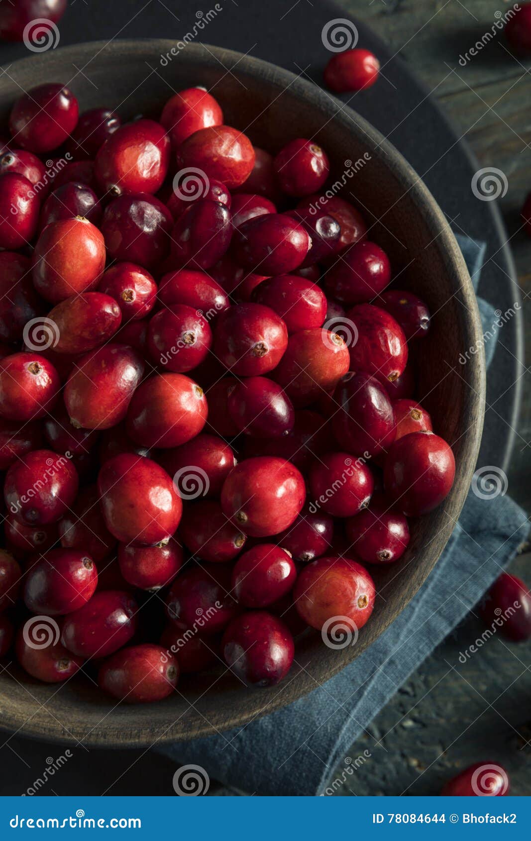 Raw Organic Red Cranberries Stock Photo - Image of heap, healthy: 78084644