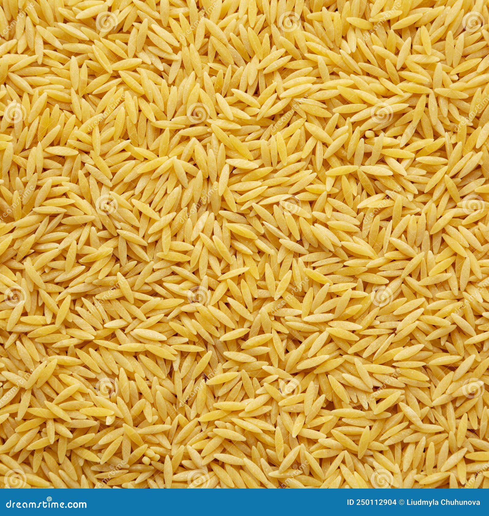 Raw Organic Risoni Pasta In A Bowl On A Black Background, Side View ...