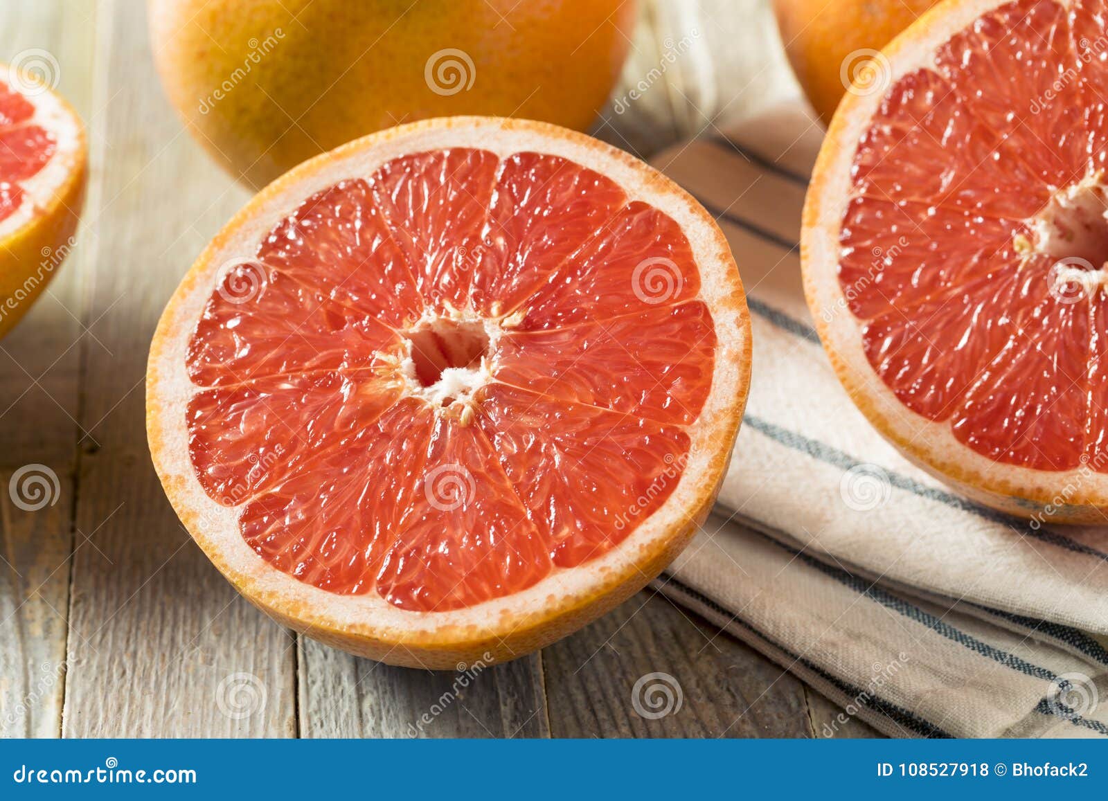 Raw Organic Ruby Red Grapefruits Stock Photo - Image of sweet, citron ...