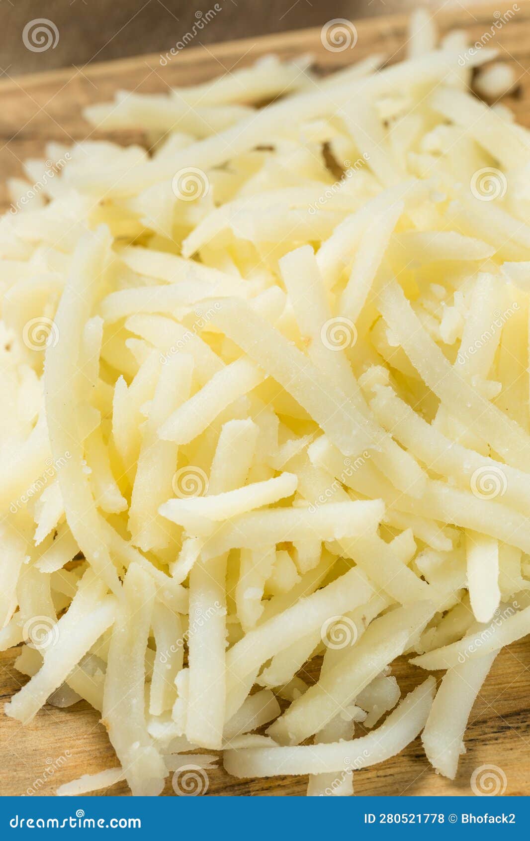 Raw Organic Shredded Potatoes Stock Photo - Image of appetizing, brown ...