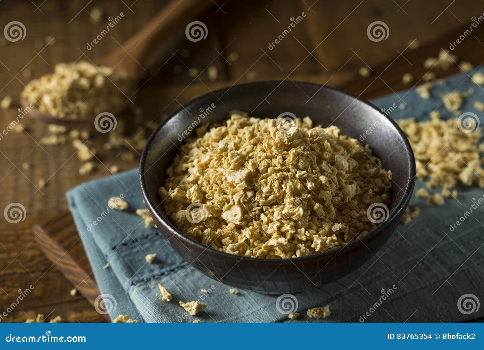 Raw Organic Textured Vegetable Protein Stock Photo - Image of healthy ...