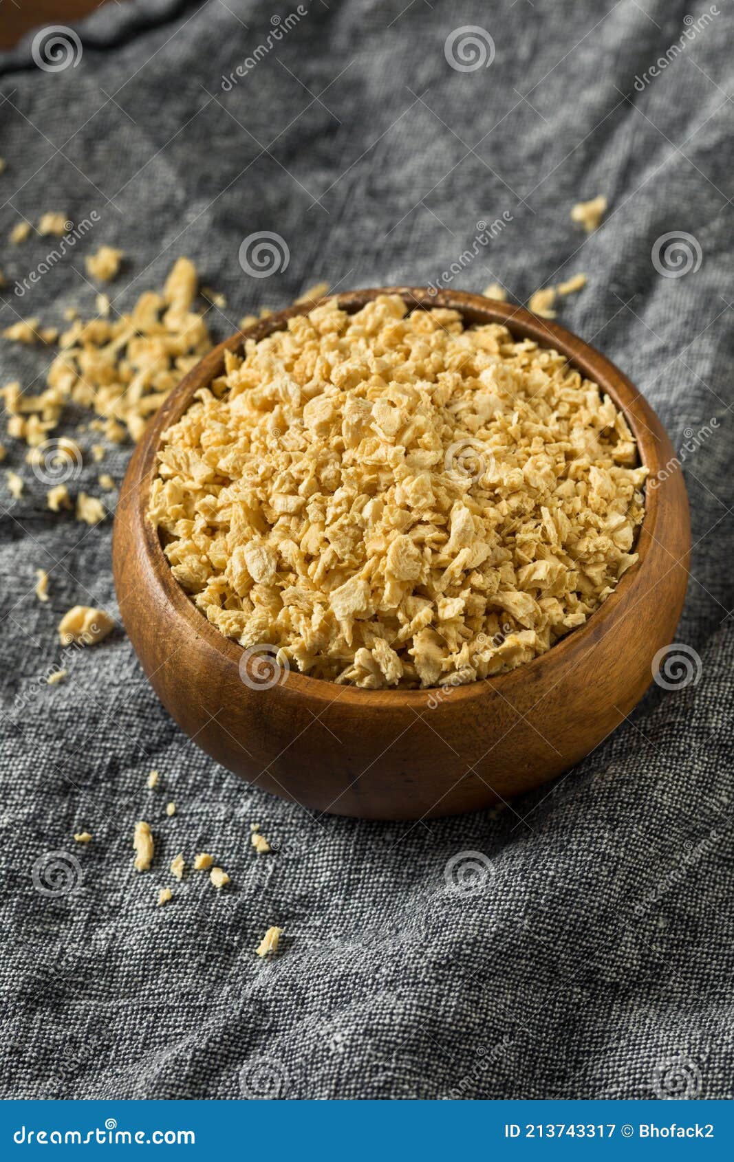 Raw Organic Textured Vegetable Protein TVP Stock Image - Image of ...