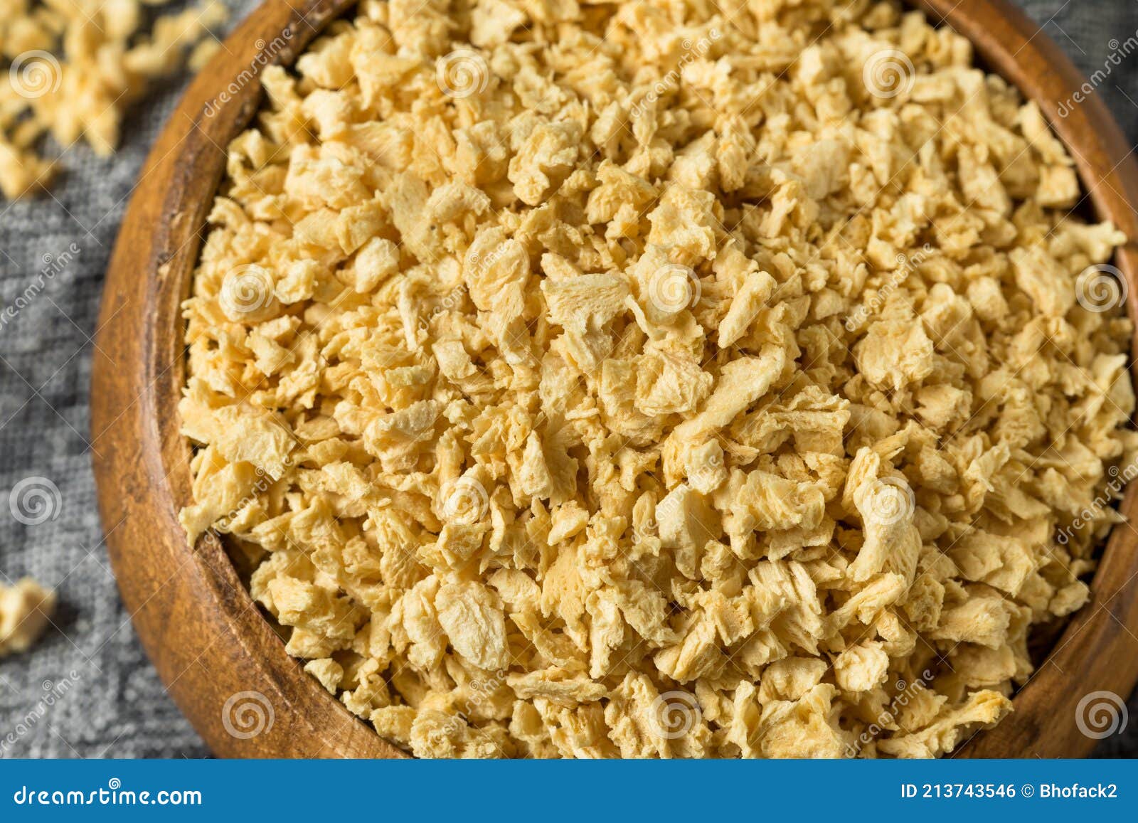 Raw Organic Textured Vegetable Protein TVP Stock Photo - Image of meat ...