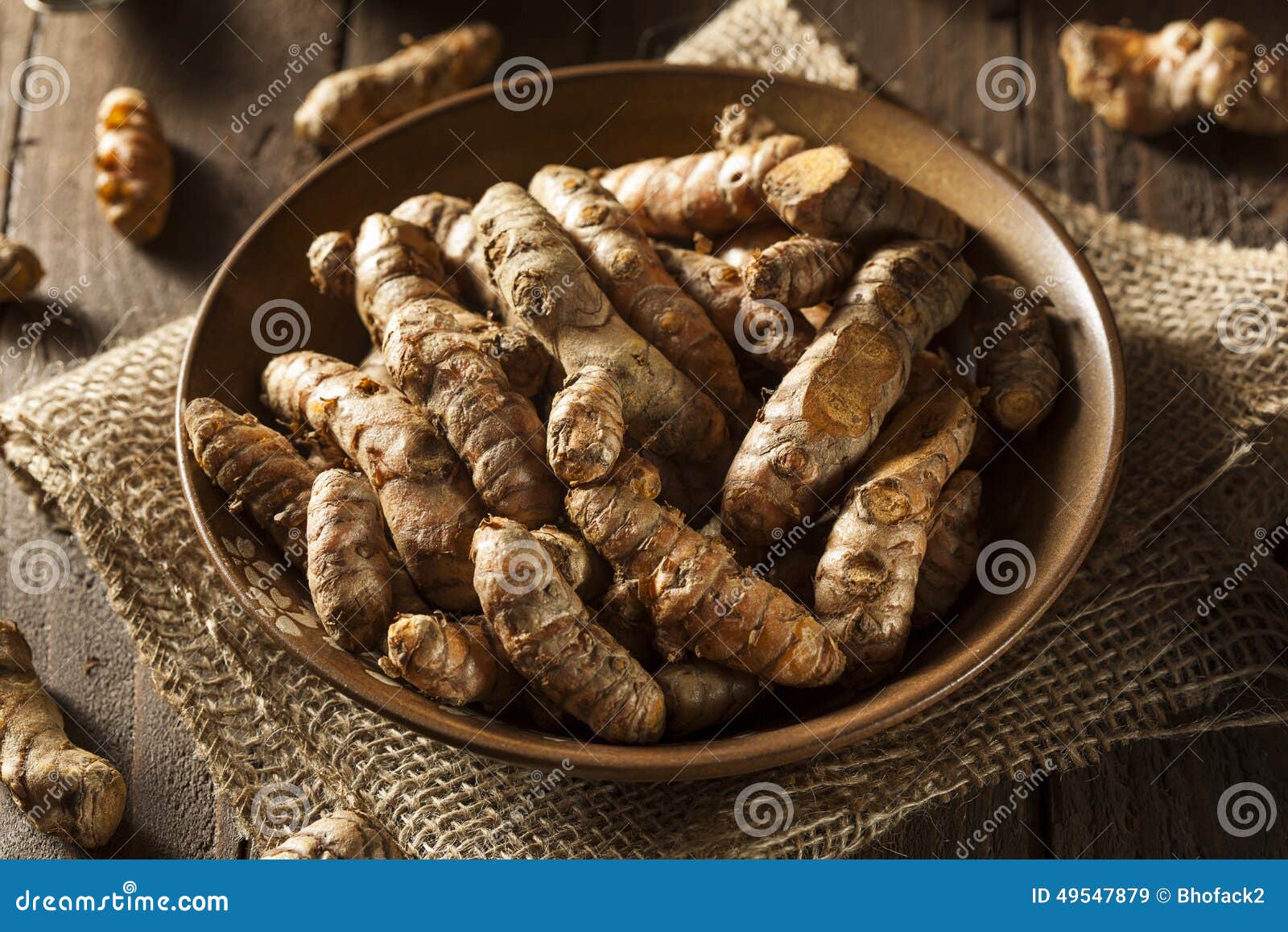 Raw Organic Turmeric Spice stock image. Image of powder - 49547879