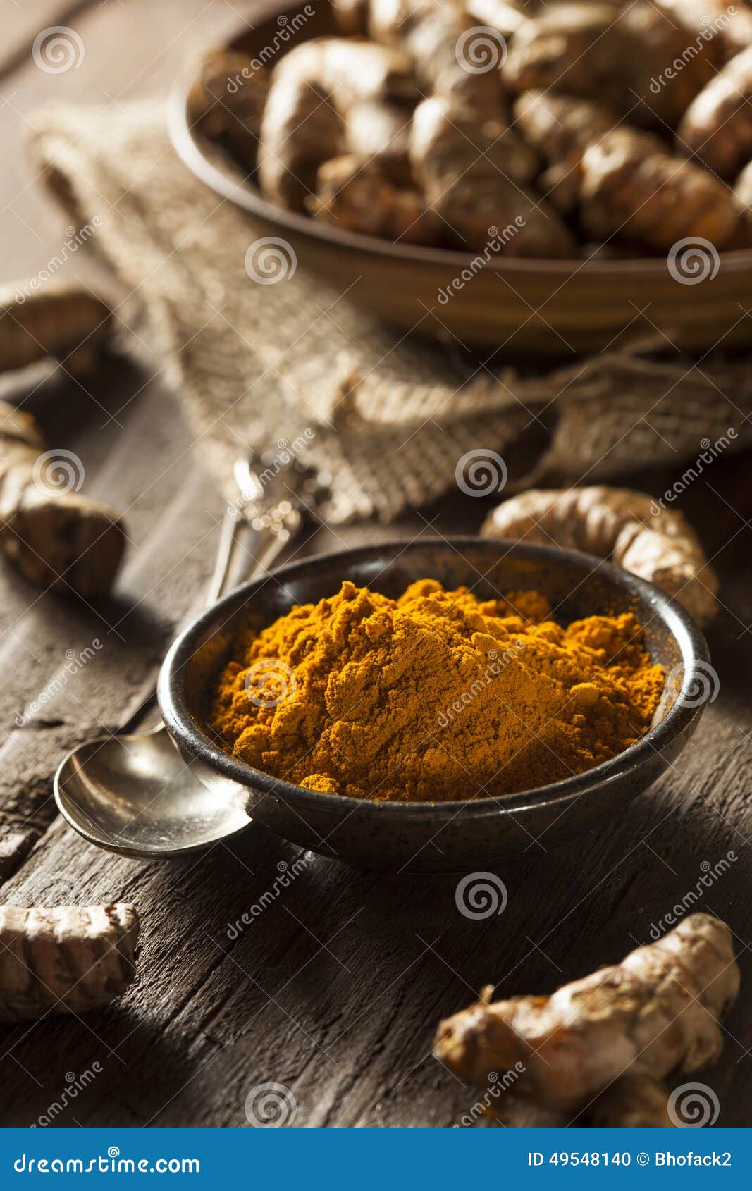 Raw Organic Turmeric Spice stock photo. Image of asian - 49548140