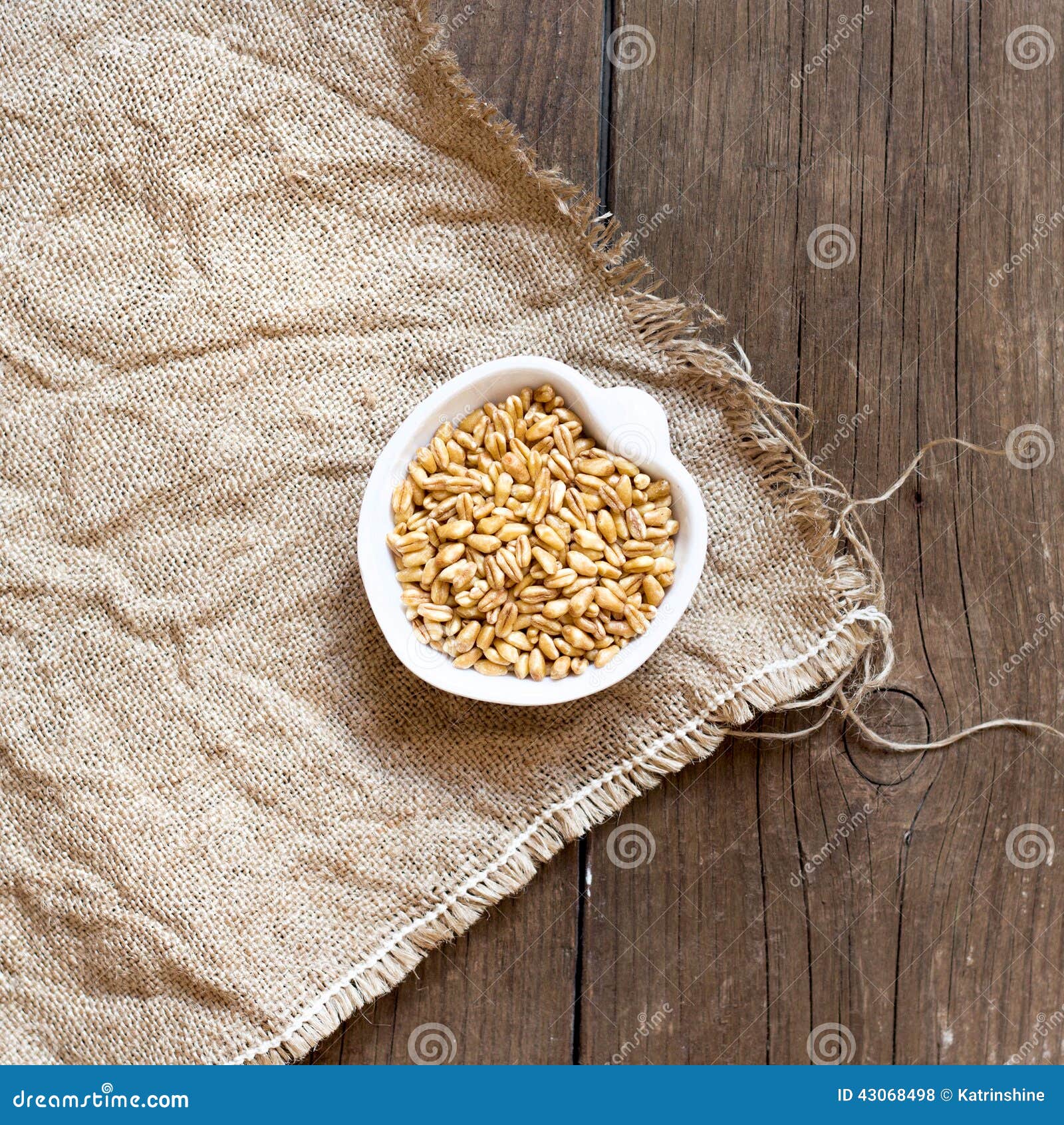Raw Organic wheat grain stock photo. Image of detail - 43068498