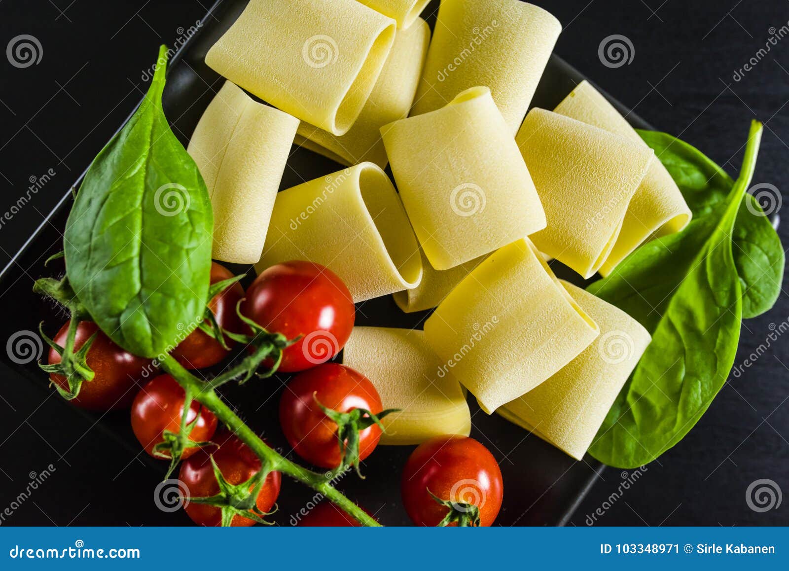Raw paccheri pasta stock image. Image of cook, cuisine - 103348971