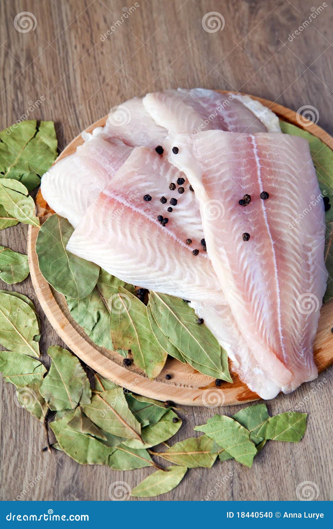 Raw Pangasius stock photo. Image of pepper, fish, fillet - 18440540