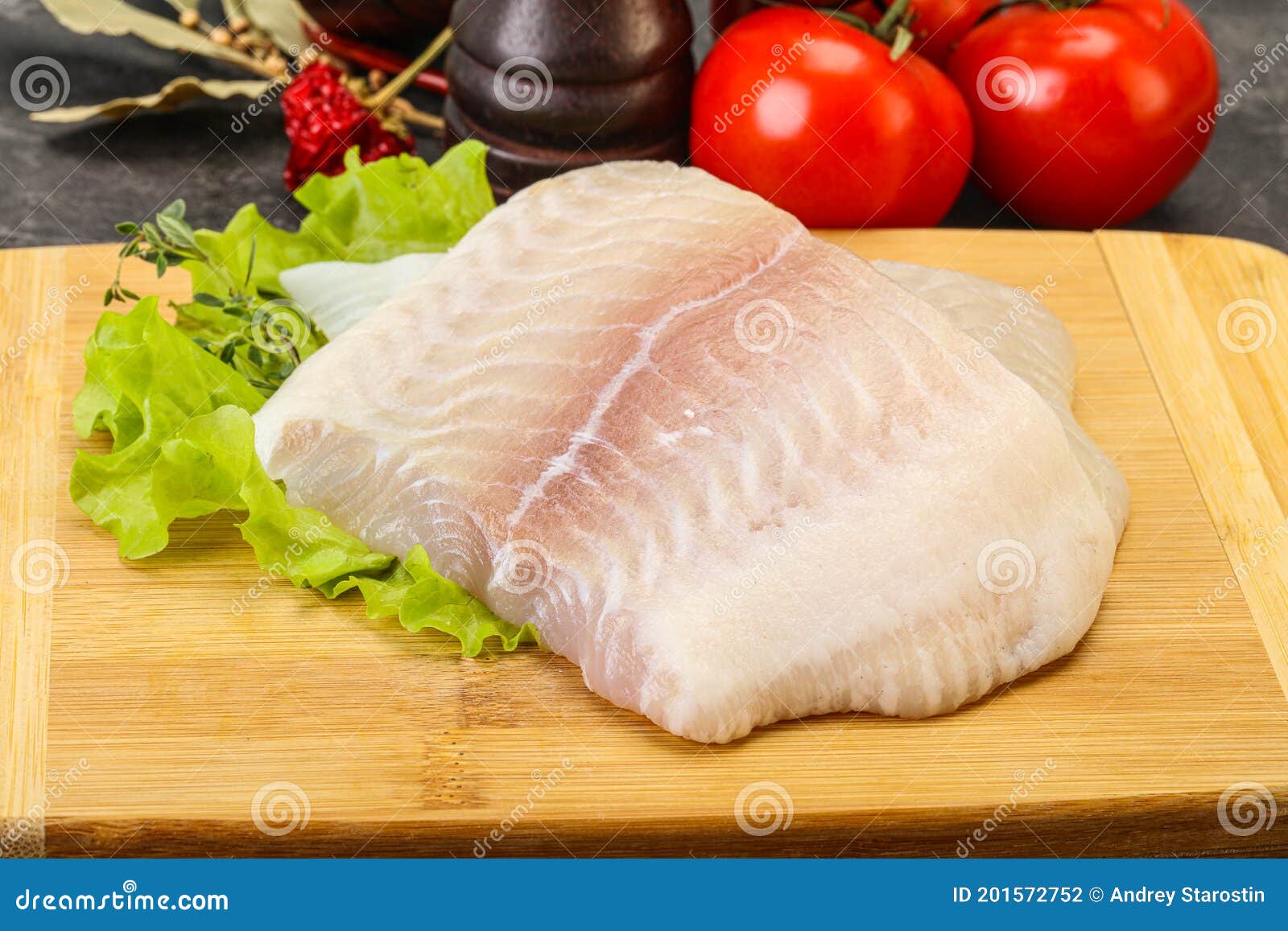 Raw Pangasius Fillet for Cooking Stock Photo - Image of closeup ...