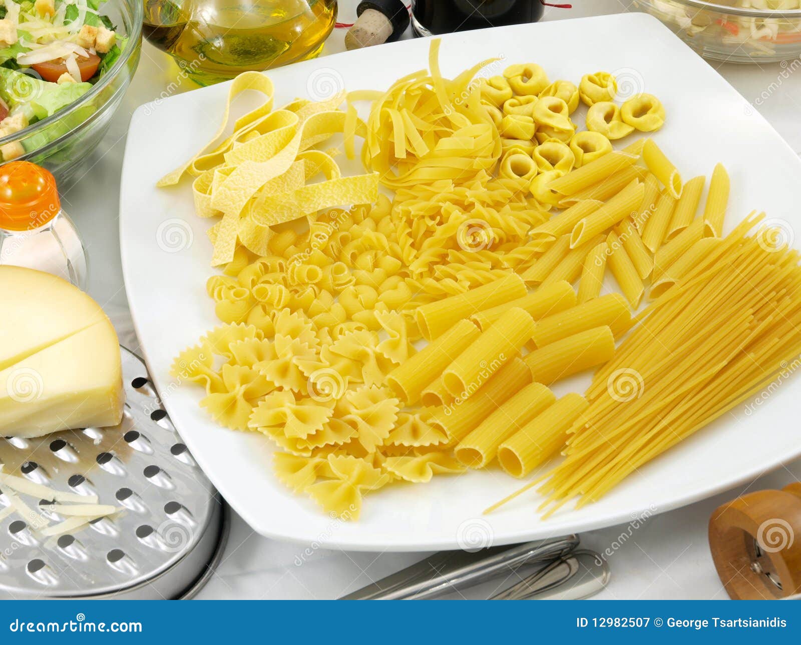 Raw pasta stock image. Image of cook, food, diner, pasta - 12982507