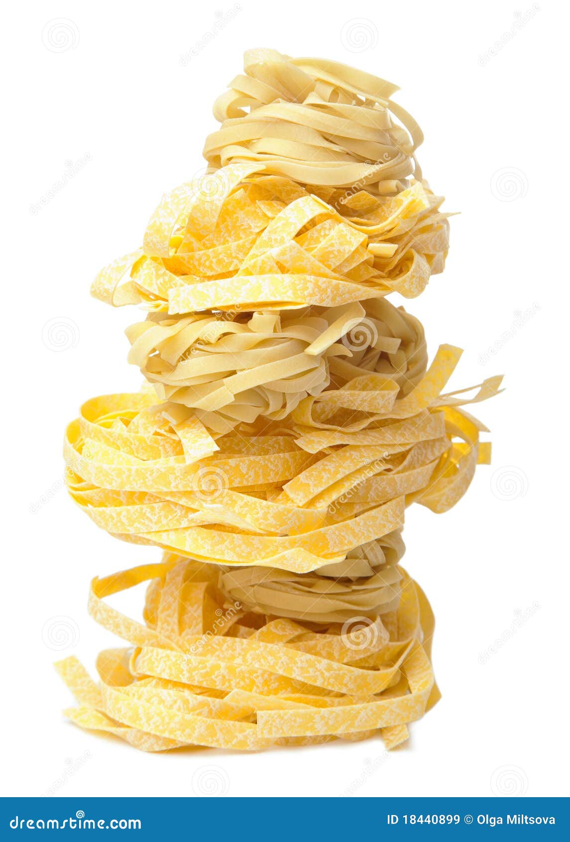 Raw pasta isolated stock image. Image of prepare, pasta - 18440899
