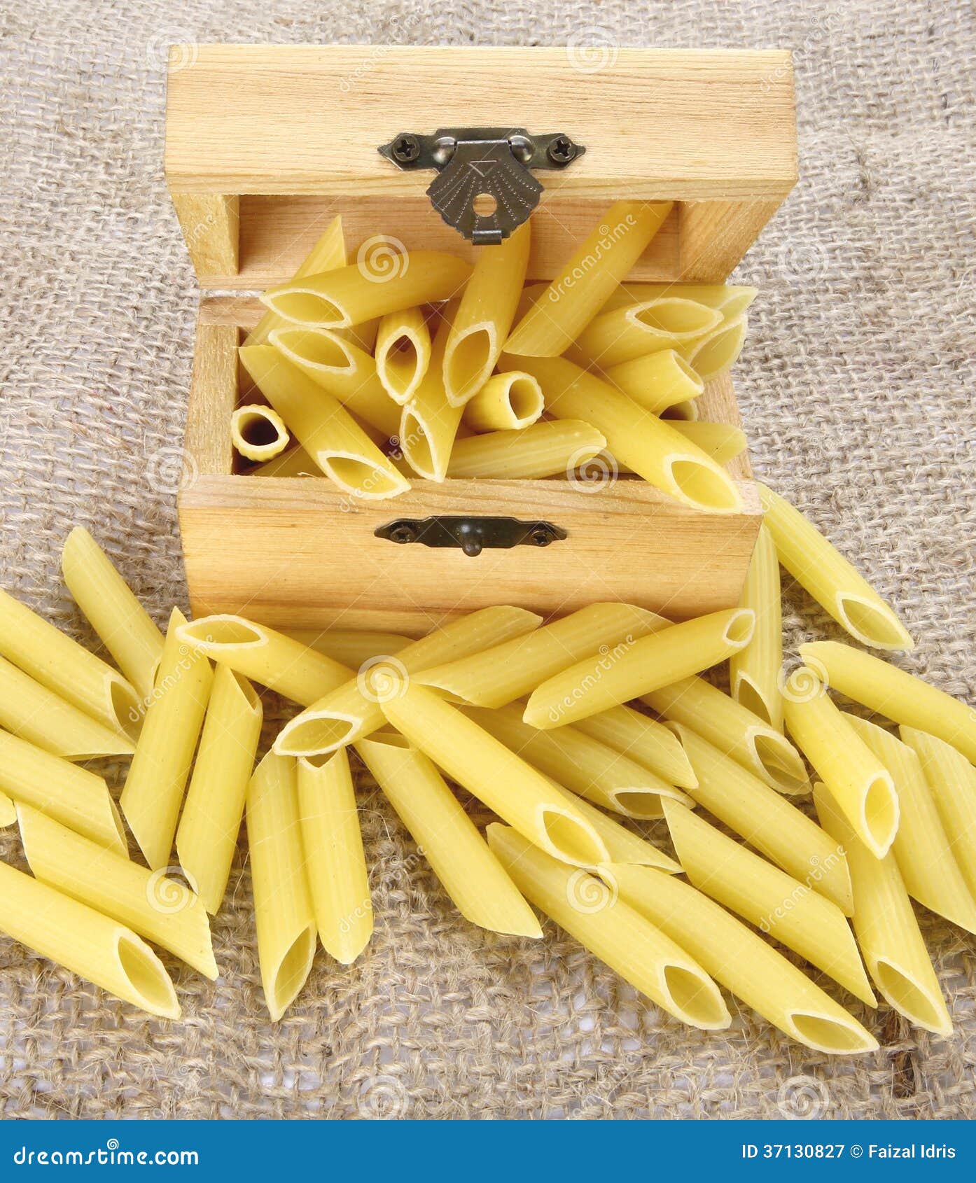 Raw Pasta , Penne stock image. Image of food, lunch, white - 37130827