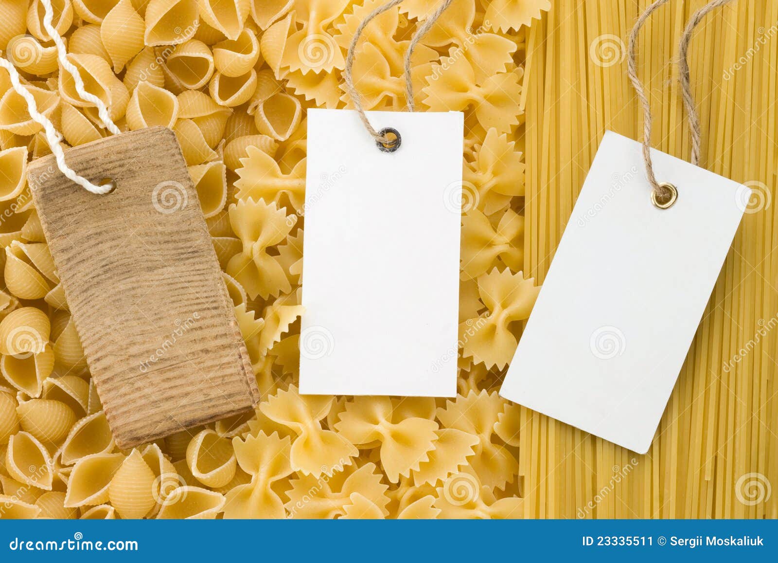 Raw pasta and price tag stock image. Image of restaurant - 23335511
