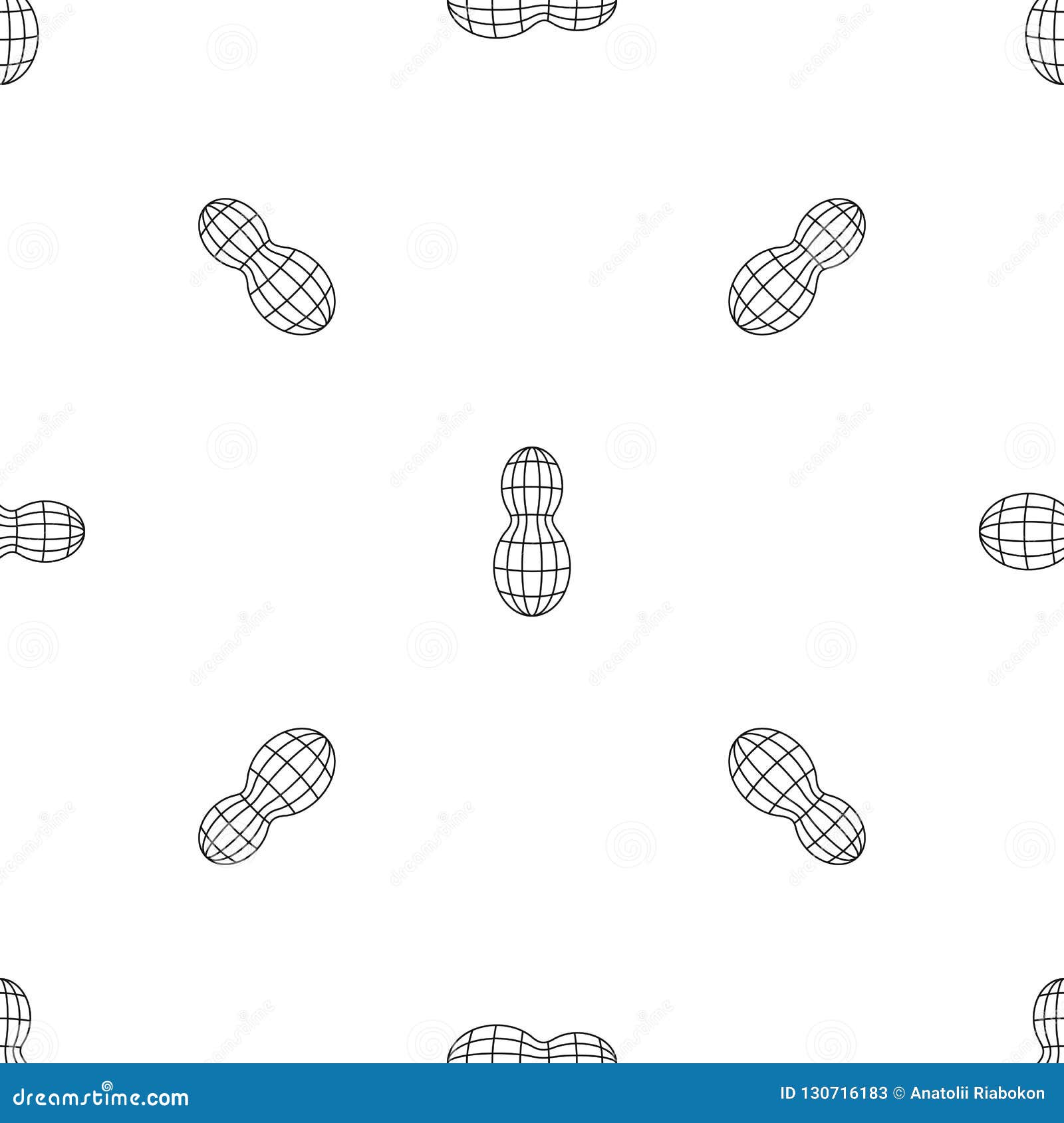 Peanut Pattern Royalty-Free Illustration | CartoonDealer.com #42812325
