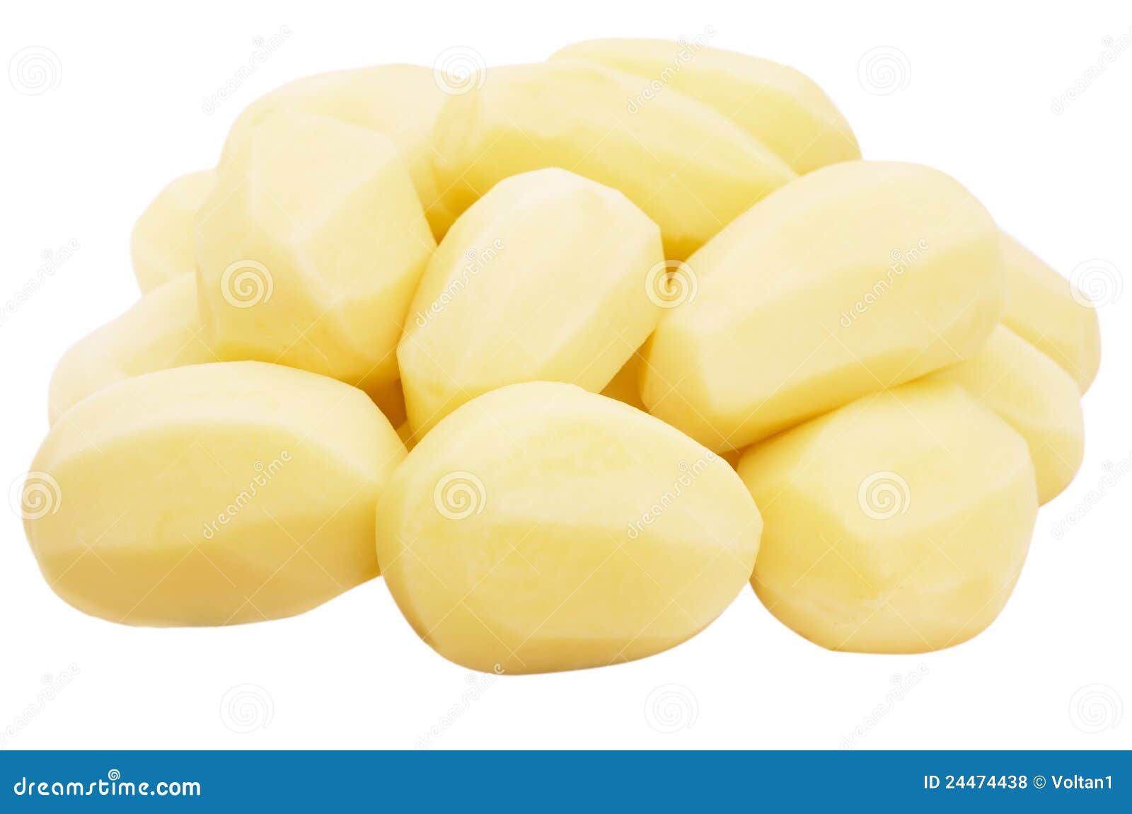 Raw peeled potatoes stock photo. Image of cooking, appetite - 24474438