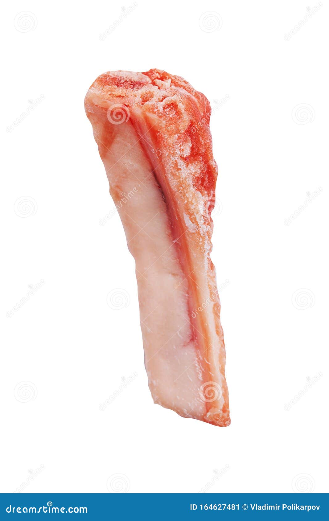 Raw Piece of Meat Isolated on White Background Stock Image - Image of ...