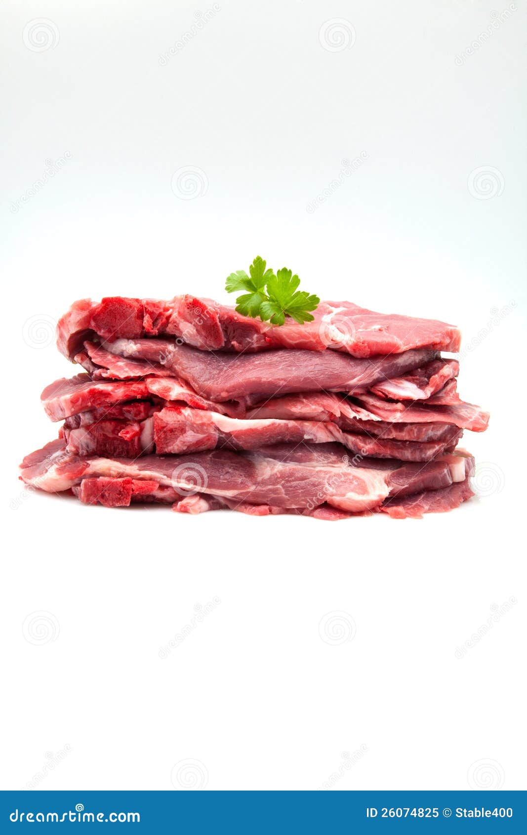 Raw pig meat stock image. Image of bloody, pork, blood - 26074825