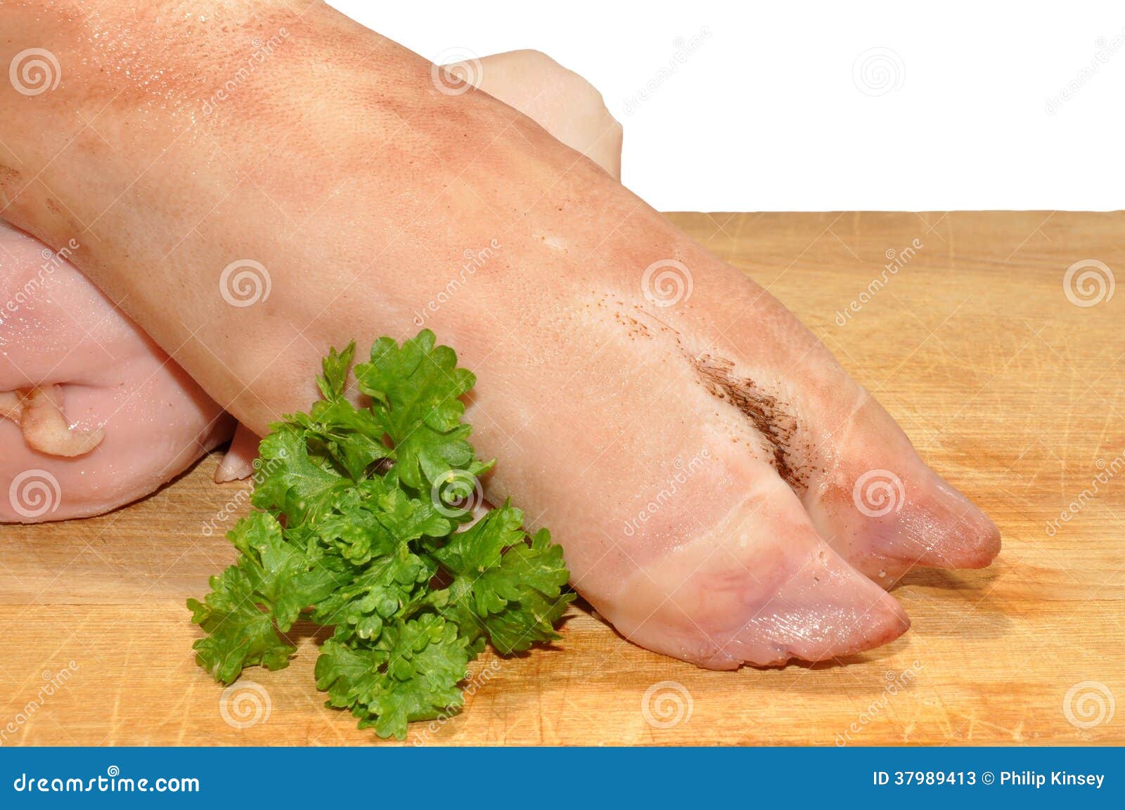 Raw Pig Trotters stock image. Image of cutting, swine - 37989413